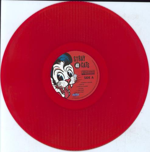 Stray Cats 40 [Forty] - 180gm Red Vinyl UK vinyl LP album (LP record ...